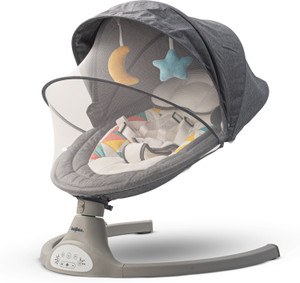 baybee Premium Baby Rocker with Mosquito Net Safety Belt Removable Toys ...