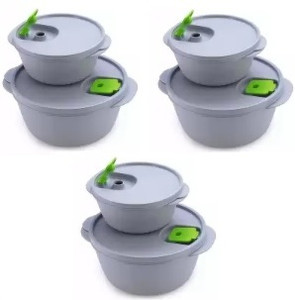 GOODLIFE Plastic Storage Bowl Microwave Safe Bowl 1900ml and 900ml Set ...