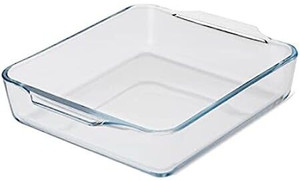 Sarsawal Glass Serving Bowl Borosilicate Glass Square Baking Dish ...