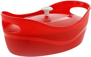 TruClick Plastic Vegetable Bowl Multipurpose Vegetables and Fruit ...
