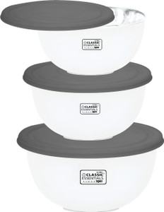 Classic Essentials Stainless Steel Storage Bowl Microwave Safe Mixing ...