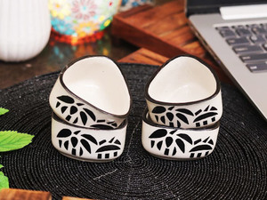 Jimkia Ceramic Sauce Bowl Ceramic Chutney Bowl Sauce Mini Dip Bowls for ...