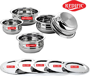 Redific Stainless Steel Serving Bowl 5piece stainless steel handi ...
