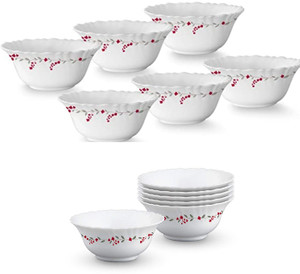 BOROSIL Opalware Vegetable Bowl Larah by BOROSIL Opalware Bowl - Set of ...