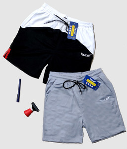 Chrome & Coral Colorblock Men Boxer - Buy Chrome & Coral Colorblock Men ...