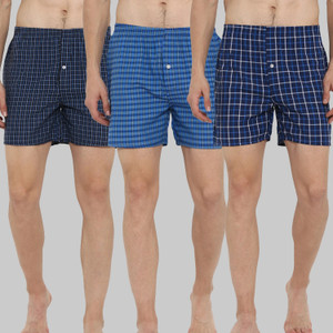Broon Assorted Checkered Men Boxer - Buy Broon Assorted Checkered Men ...