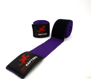 FITRAPTORS Boxing Hand Wrap with Thumb Loop with Velcro for Better ...