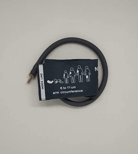 Surgiway Biometric Cables Nibp Cuff Neonatal Single Tube Size (6-13 Cm ...