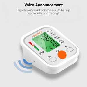 curecheck Fully Automatic Upper Arm Style Blood Pressure Monitor for ...