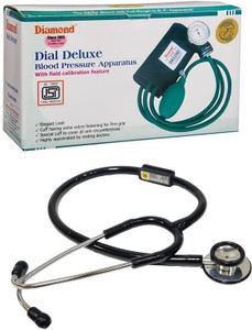Cityhealth Diamond Dial Deluxe Blood Pressure Apparatus With 3S Black ...