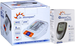 Dr. Morepen BP-15 Glucometer combo pack BP-15, Gluco Bp Monitor - Dr ...