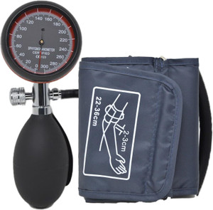 MCP Black Red Palm Aneroid BP Sphygmomanometer Dial Type Bp Monitor ...