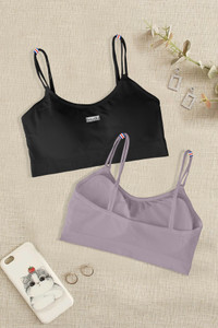 Comfy Secret 2122_black_purple_32 Women Everyday Lightly Padded Bra ...