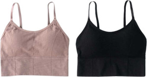 Mrs Queen sports bra for girls Women Sports Lightly Padded Bra - Buy ...