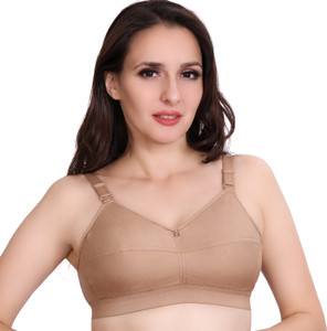 Trylo RIZA COTTONFIT-NUDE-34-D-CUP Women Full Coverage Non Padded Bra ...