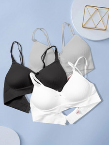 NAGARVEL CREATION 11/309-GRY/BLK/WHT-P03-34 Women Push-up Lightly ...