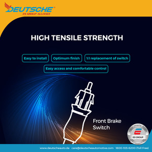 deutsche Rear Stop Switch for Yamaha FZ V3 / FZ S V3 Brake Caliper ...