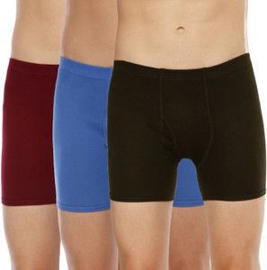 Dollar Men Dollar Lehar Mens Combed Cotton Trunk - Pack of 3 - Actual ...