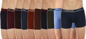 Dollar Men Dollar Lehar Mens Combed Cotton Trunk - Pack of 10 - Actual ...