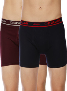 Dollar Men Dollar Lehar Mens Combed Cotton Trunk - Pack of 2 - Actual ...
