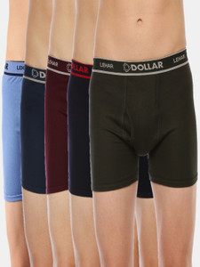 Dollar Men Dollar Lehar Mens Combed Cotton Trunk - Pack of 3 - Actual ...