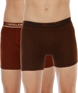 Dollar Men Dollar Lehar Mens Combed Cotton Trunk - Pack of 2 - Actual ...