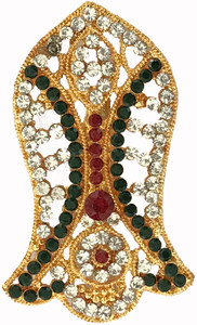 KhwajaDarbar Nalain Pak Brooch Islamic Muslim Pin Broach for Men Brooch ...