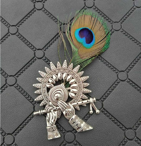 MARWARI TRADERS DESIGNER BANSURI BROOCH WITH MOR PANKH / WELCOME GIFTS ...