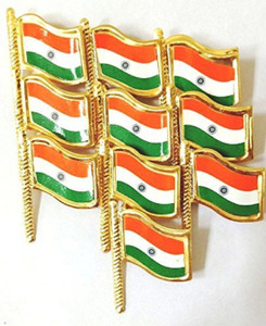 giftsrus Indian flag Brooch/Badge-Indian flag Batch Pin Independence ...