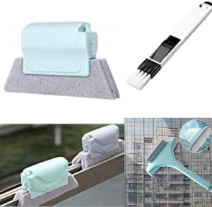 PURCHASE ZONE Combo of Window Groove Frame Cleaning Brush and Dust ...