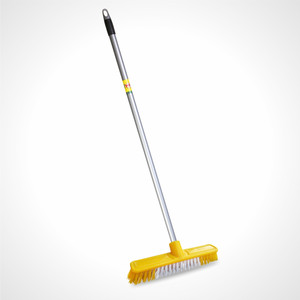 HIC Tuffy Brush with Tough Bristels and Long Sturdy Rod for All Kind of ...