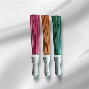 STRUGGLINGINC 3 PLASTIC JHADU SET FOR FLOOR CLEANING Plastic Wet and ...