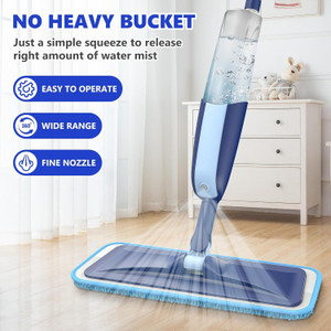 TEZZ Healthy Spray Mop Microfibre Wet and Dry Broom Price in India ...