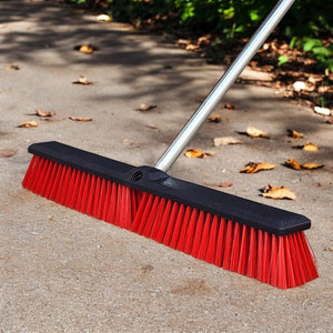 Hitech Road Brush 24" Heavy Duty Cleaning Brush with Long Handle Nylon ...