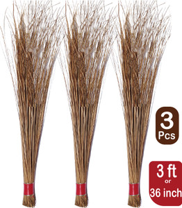 Grow Basket Eco-Friendly Coconut fiber Broom Stick Sturdy & Durable for ...