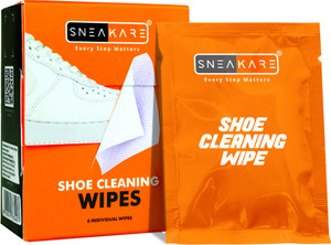 SNEAKARE Shoe Cleaning Wipes - Pack of 6 Shoe Wipes Stain Remover Price ...