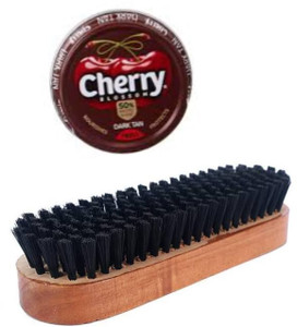 Craftman Shoe polish Tan Brown with Horse Shoe Duster Shoe Care Kit ...