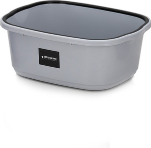 ACTIONWARE Square Tub 20 Ltr. (Grey) 20 L Plastic Bucket Price in India ...