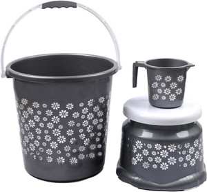 Regalo Plastic Latest Design Bucket set with Matching bucket, Mug ...