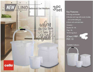 cello 20 L Plastic Bucket Price in India - Buy cello 20 L Plastic ...