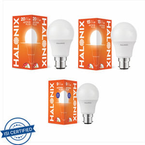HALONIX 20 W, 15 W, 9 W Basic Round B22 LED Bulb Price in India - Buy ...