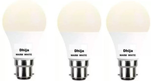 Dhija 9 W Basic Round B22 LED Bulb Price in India - Buy Dhija 9 W Basic ...