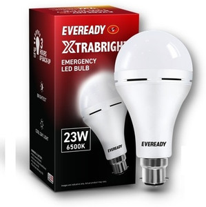 EVEREADY 23W B22 WHITE EMERGENCY LED BULB PACK OF-01 3 hrs Bulb ...