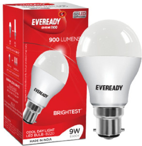 EVEREADY 9 W Standard B22 LED Bulb Price in India - Buy EVEREADY 9 W ...