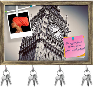 Artzfolio Big Ben Clock Close Up London England UK Pinboard & Key Hooks ...