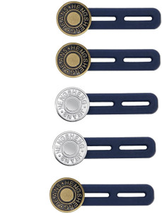 KT Mart 5 Pcs Expander Button, No-Sew Extend Buttons Metal Buttons ...