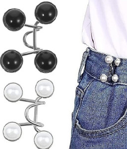 HETSHIV Waist Buckle for Loose Jeans Pants Pearl Detachable Instant ...