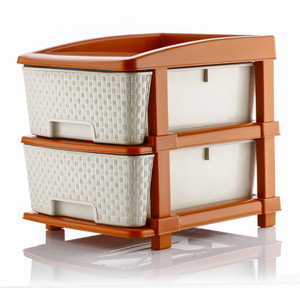 Flipkart SmartBuy 2 Plastic Modular Transparent Drawer System for Home ...
