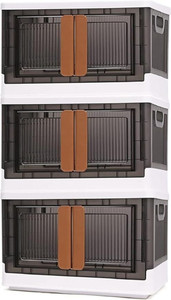 JUICIQ Plastic Cupboard for Storage, Durable Storage Cabinet, Foldable ...