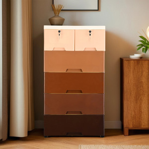 HOMESTIC by Kuber Industries Plastic Free Standing Chest of Drawers ...